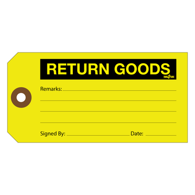 return goods production inventory tags