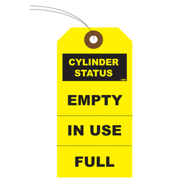 Cylinder Status full use empty cylinder tag