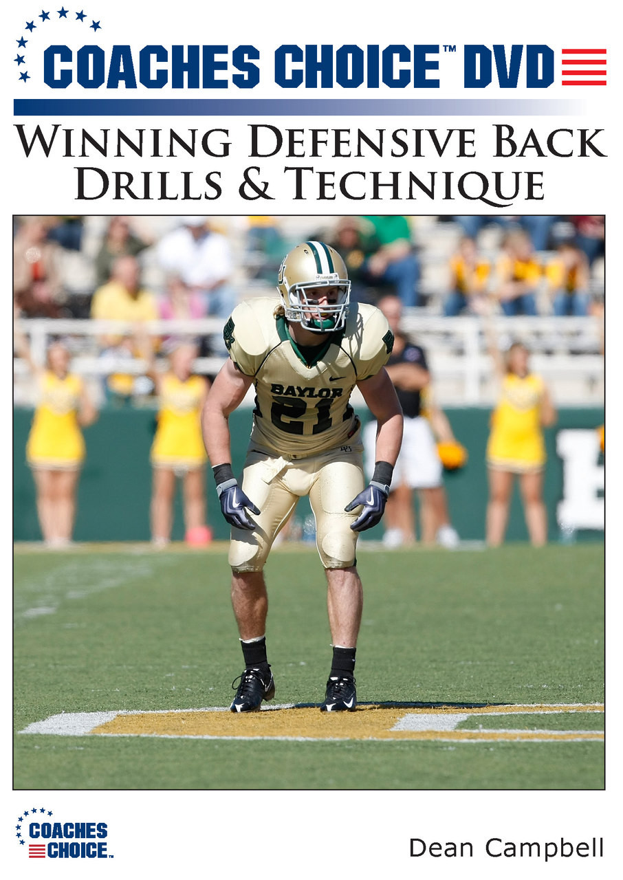 Defensive Back Drills, one of many Football DVDs from Coaches Choice