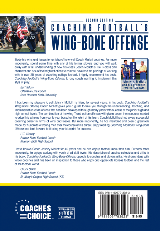 Coaching Football's Wing-Bone Offense (2nd Edition) | Coaches Choice