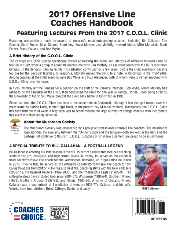 2017 Offensive Line Coaches Handbook Featuring Lectures From the 2017 C ...