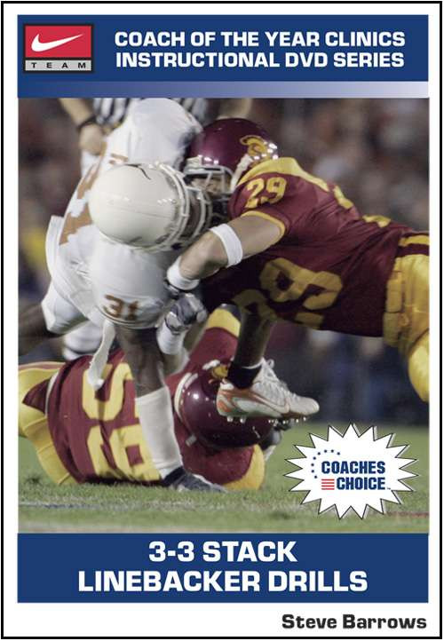 3-3 Stack Linebacker Drills, one of many Football products from Coaches ...