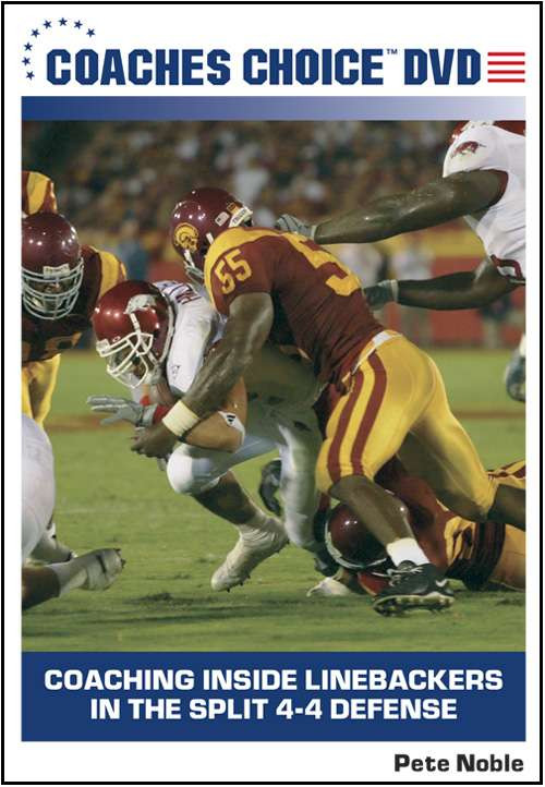 Coaching Inside Linebackers in the Split 44 Linebacker Defense, one of ...