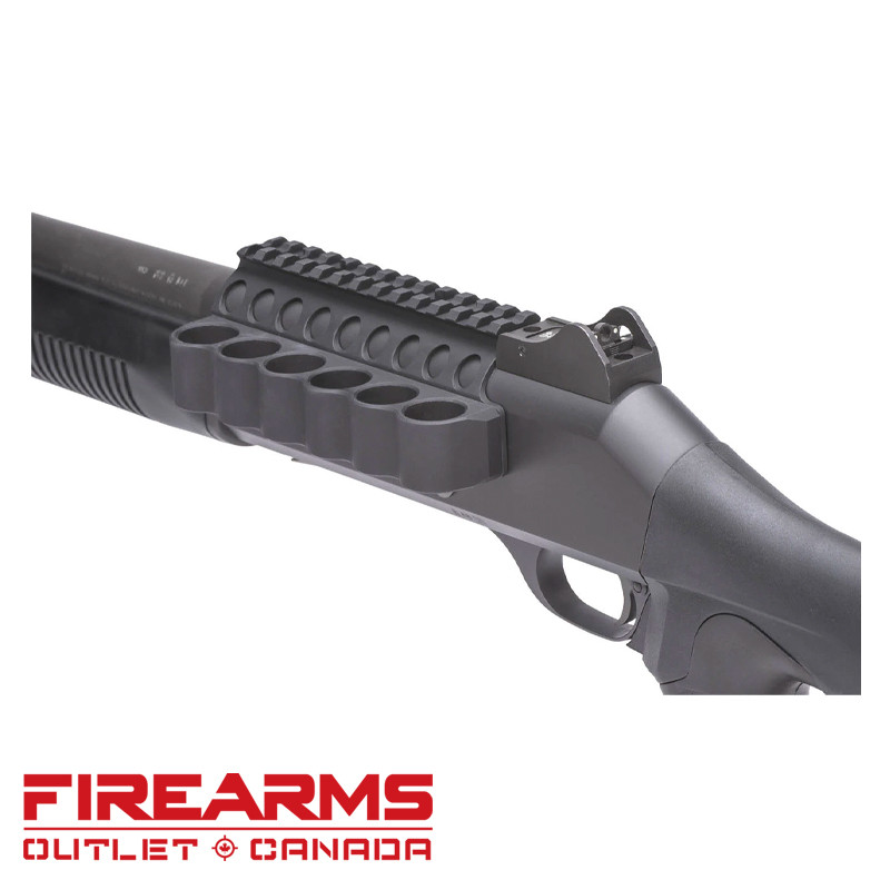 Mesa Tactical Aluminum SureShell Carrier w/ Rail - Benelli M4, 8-Shell ...