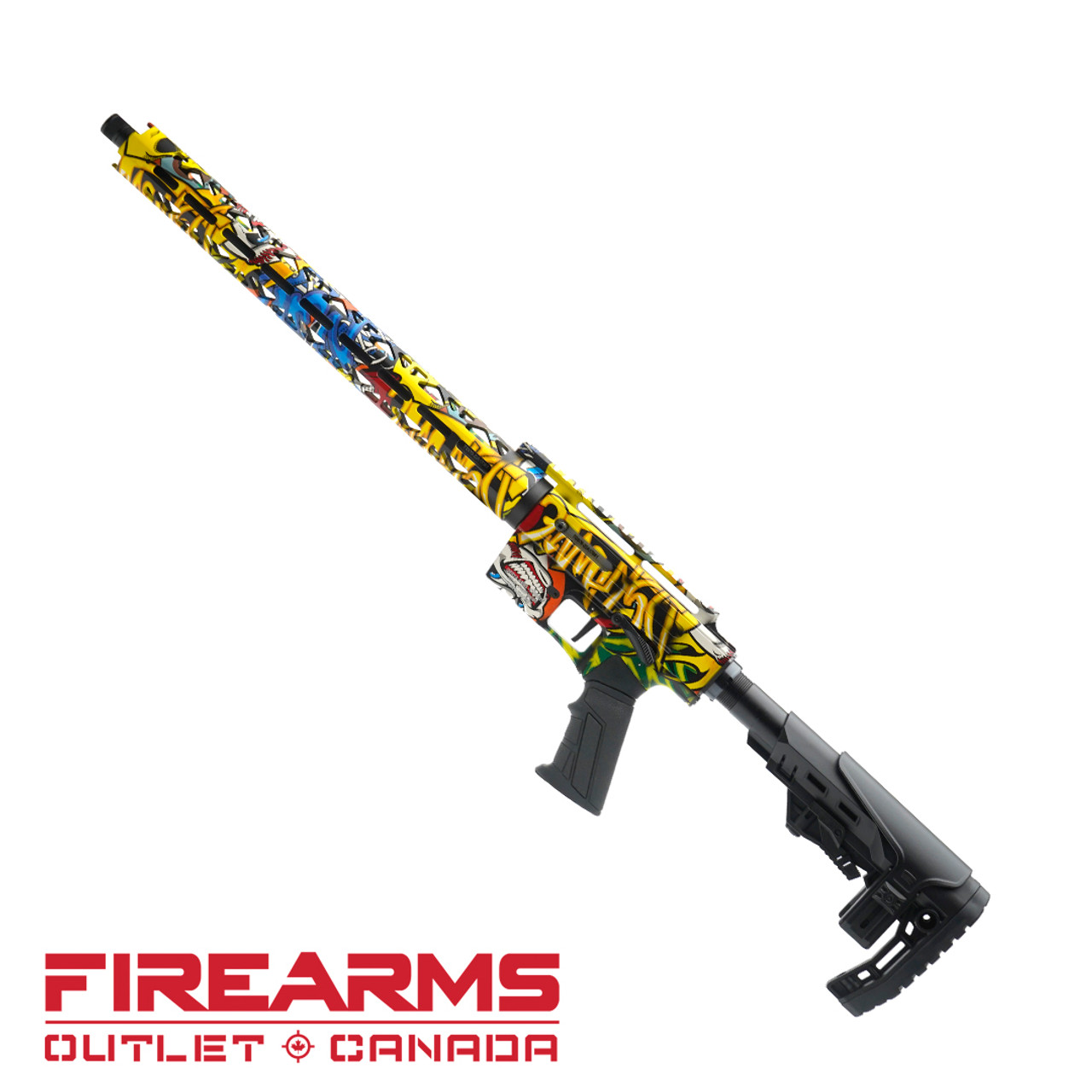 Derya TM22 Semi-Auto Rifle - .22LR, 18", URBAN CAMO [TM22-18-AL ...
