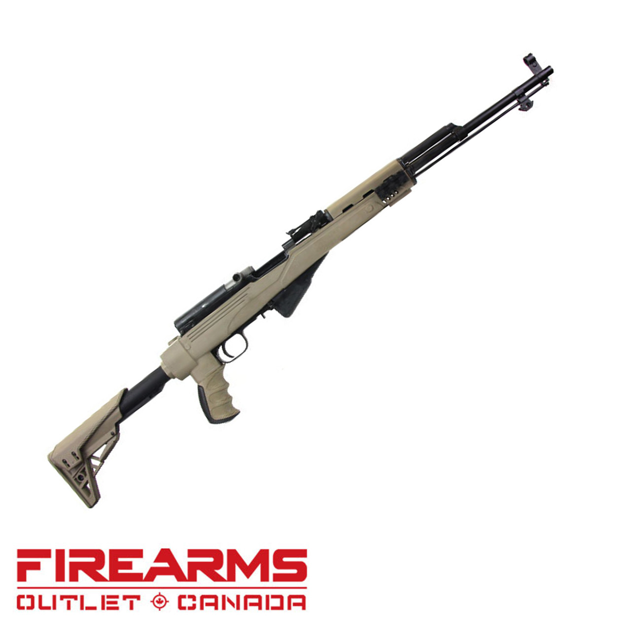 ATI SKS Rifle w/Folding Stock No Bayonet - 7.62x39, 20", Flat Dark Earth - Firearms Outlet Canada