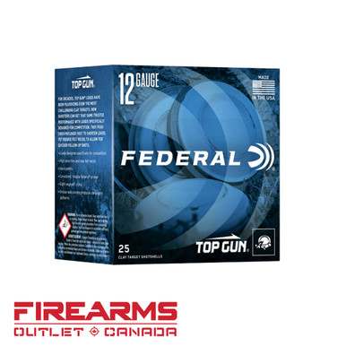 Federal Top Gun Target Loads - 12GA, 2-3/4", 1 oz., #8, Flat of 250 ...