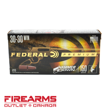 Federal HammerDown - .30-30 Win., 150gr., BSP, Box of 20 [LG30301 ...