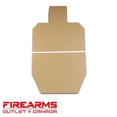 IDPA/USPSA Full Size Classic Target - 50-Pack
