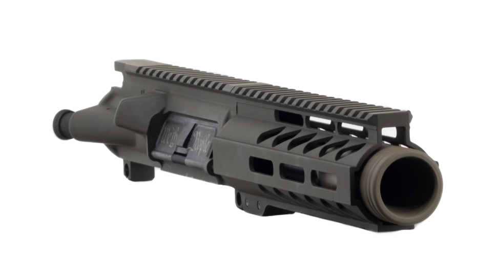 ALWAYS ARMED 5.5" 9MM FLASH CAN UPPER RECEIVER WITH FDE FLASH CAN AND ...