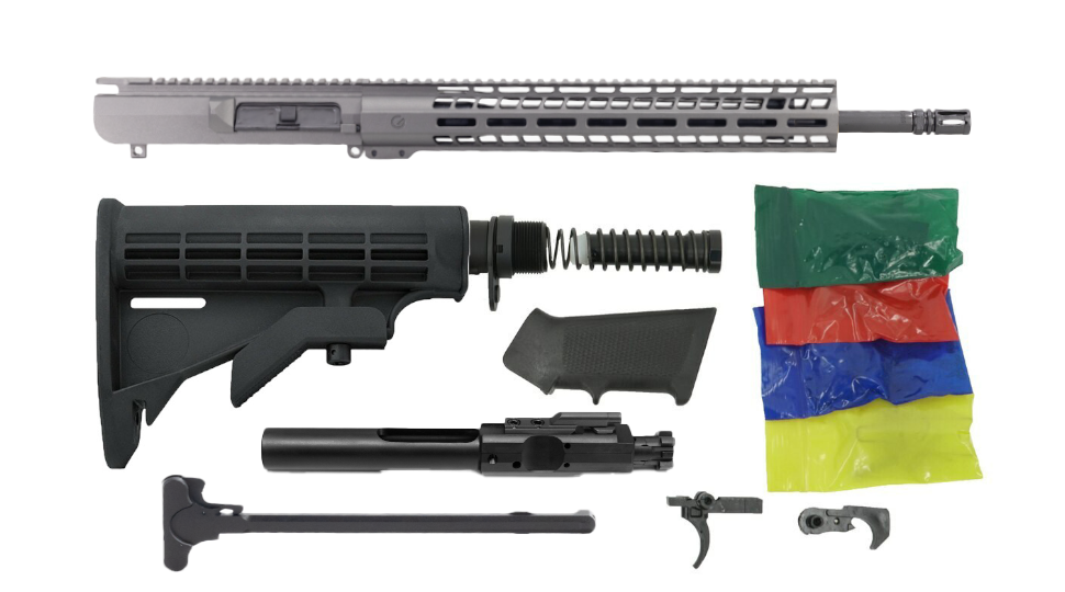 Ghost 18" .308 Winchester Billet Rifle Kit - Tungsten Gray