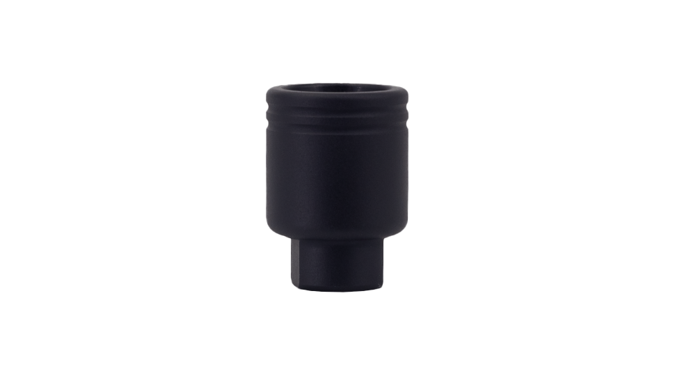 Grid Defense 1/2x28 Mini Blast Diverter - Black