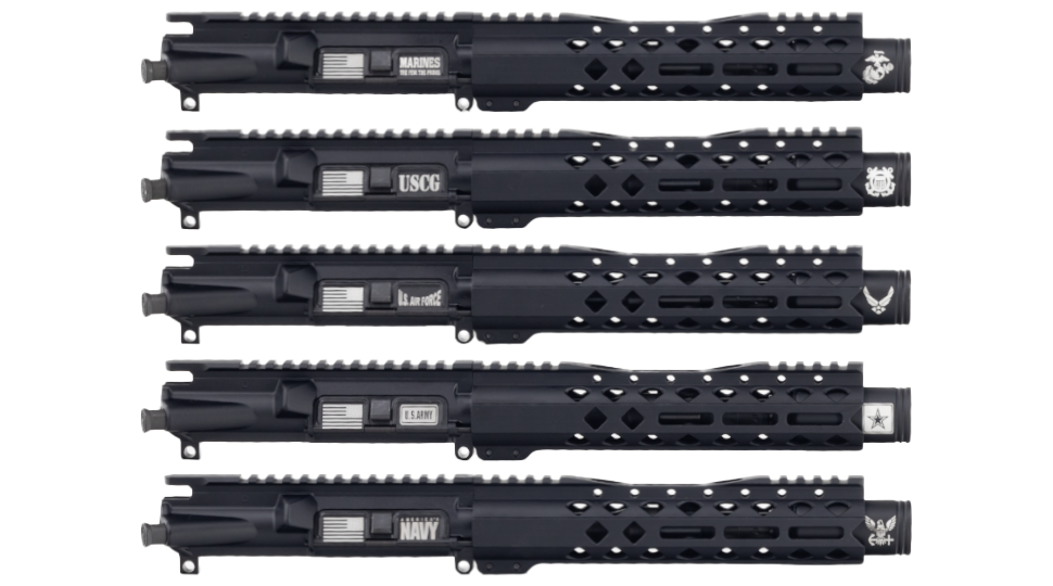ALWAYS ARMED JESTER 7.5" 5.56 FLASH CAN UPPER RECEIVER - BLACK