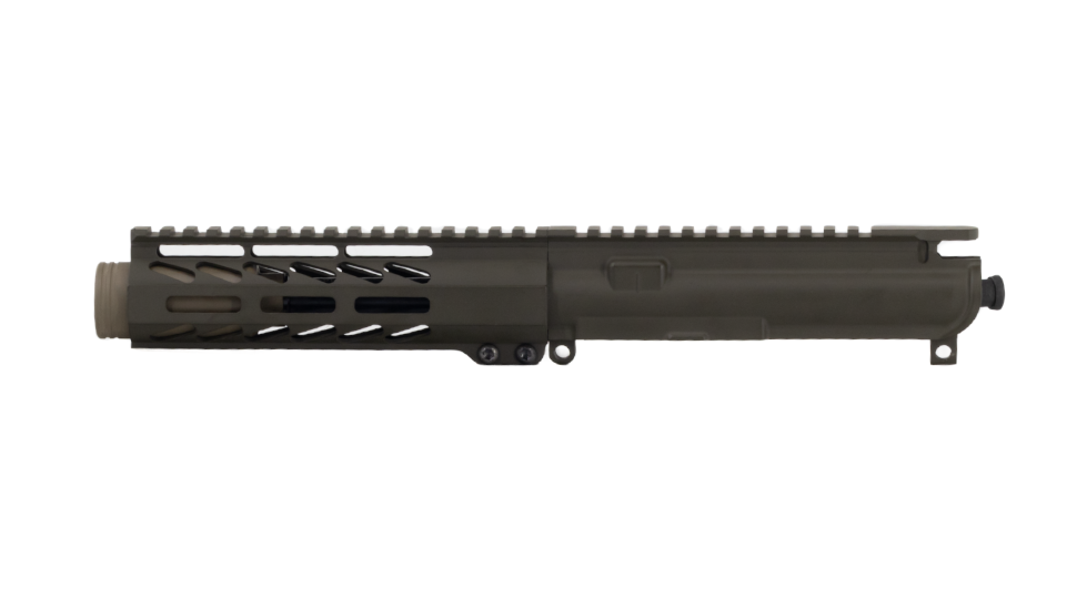 ALWAYS ARMED 5.5" 9MM FLASH CAN UPPER RECEIVER WITH FDE FLASH CAN AND ...