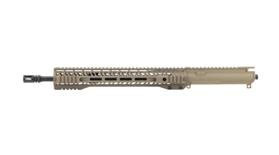 Grid Defense 16" 5.56 NATO Lightweight Quad Rail Upper Receiver - FDE