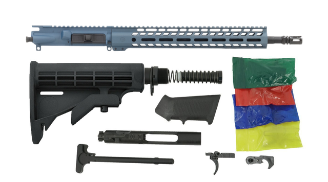 GHOST 16" .450 BUSHMASTER RIFLE KIT - BLUE TITANIUM