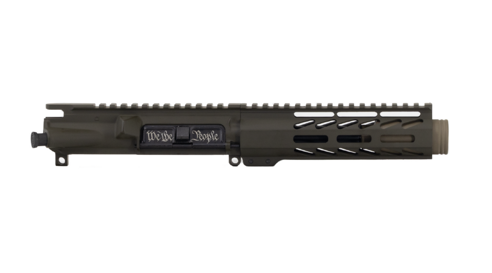 ALWAYS ARMED 5.5" 9MM FLASH CAN UPPER RECEIVER WITH FDE FLASH CAN AND ...