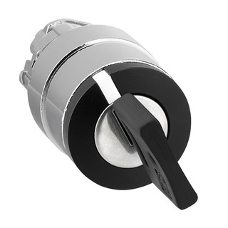 Cabeza Selector Con Llave - 2 Posiciones - Diametro 22 - Negro ...