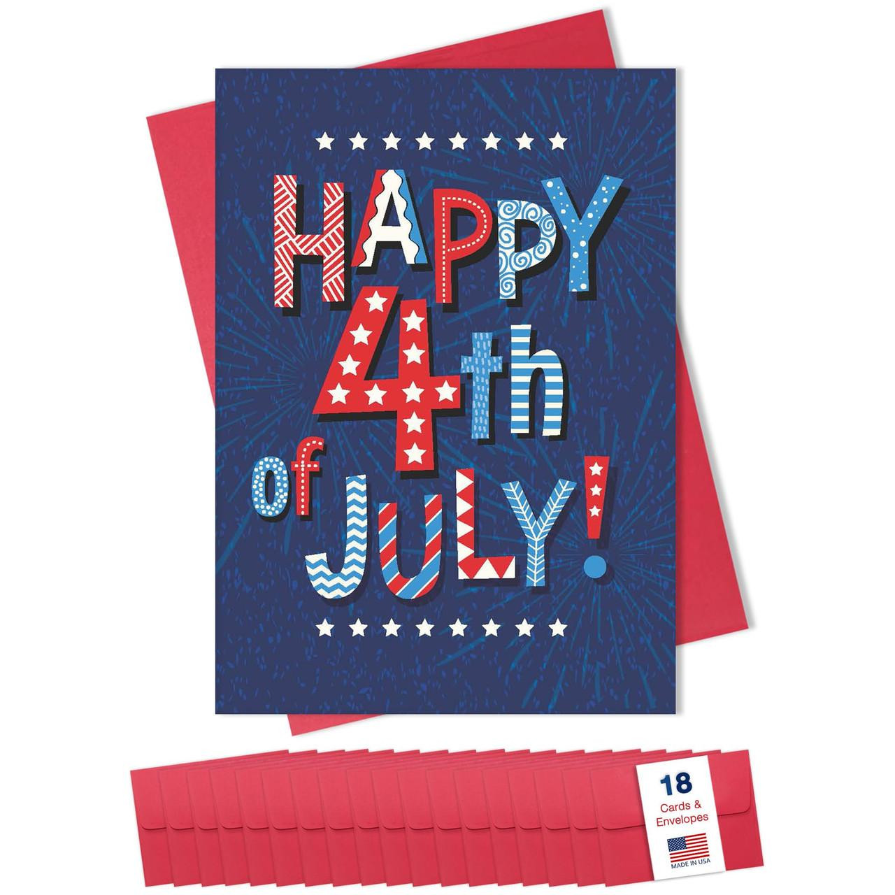 July Fourth Greeting Cards Set | CEO Cards