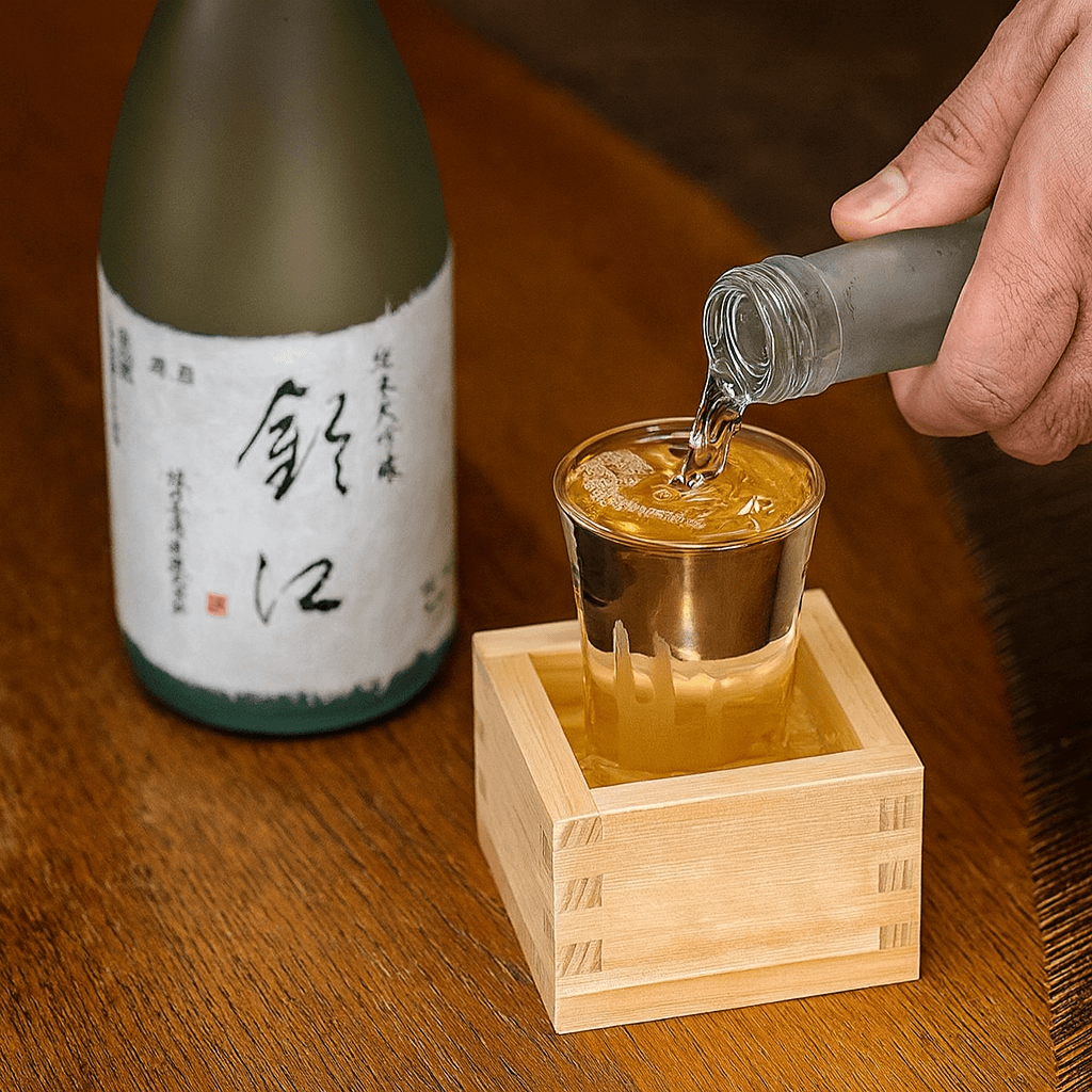 4-Pack Masu Wooden Sake Cups – 4oz Hinoki Cypress, Made in Japan