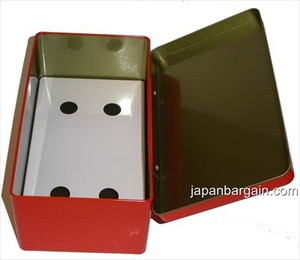 Japanese Nori Seaweed Container Half Sheet – Sushi Nori Kan Tin Box Red ...