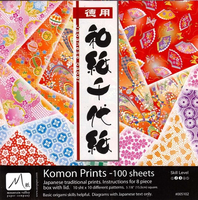 100 sheet Japanese Origami Washi Chiyogami Folding Paper-10 Pattern ...