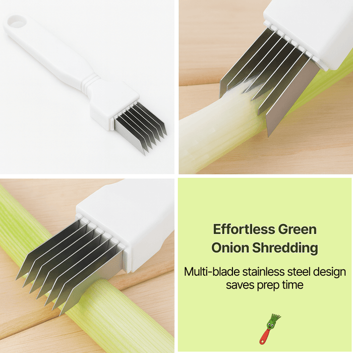 Green Onion Shredder Cutter – Stainless Steel Negi Slicer