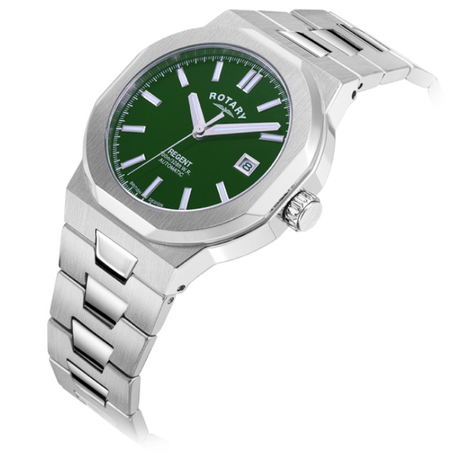 Rotary Men's Regent Automatic Green Dial Watch GB05410/24