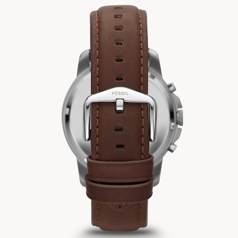 Fossil Men's Grant Chronograph Black Dial Strap Watch FS4813