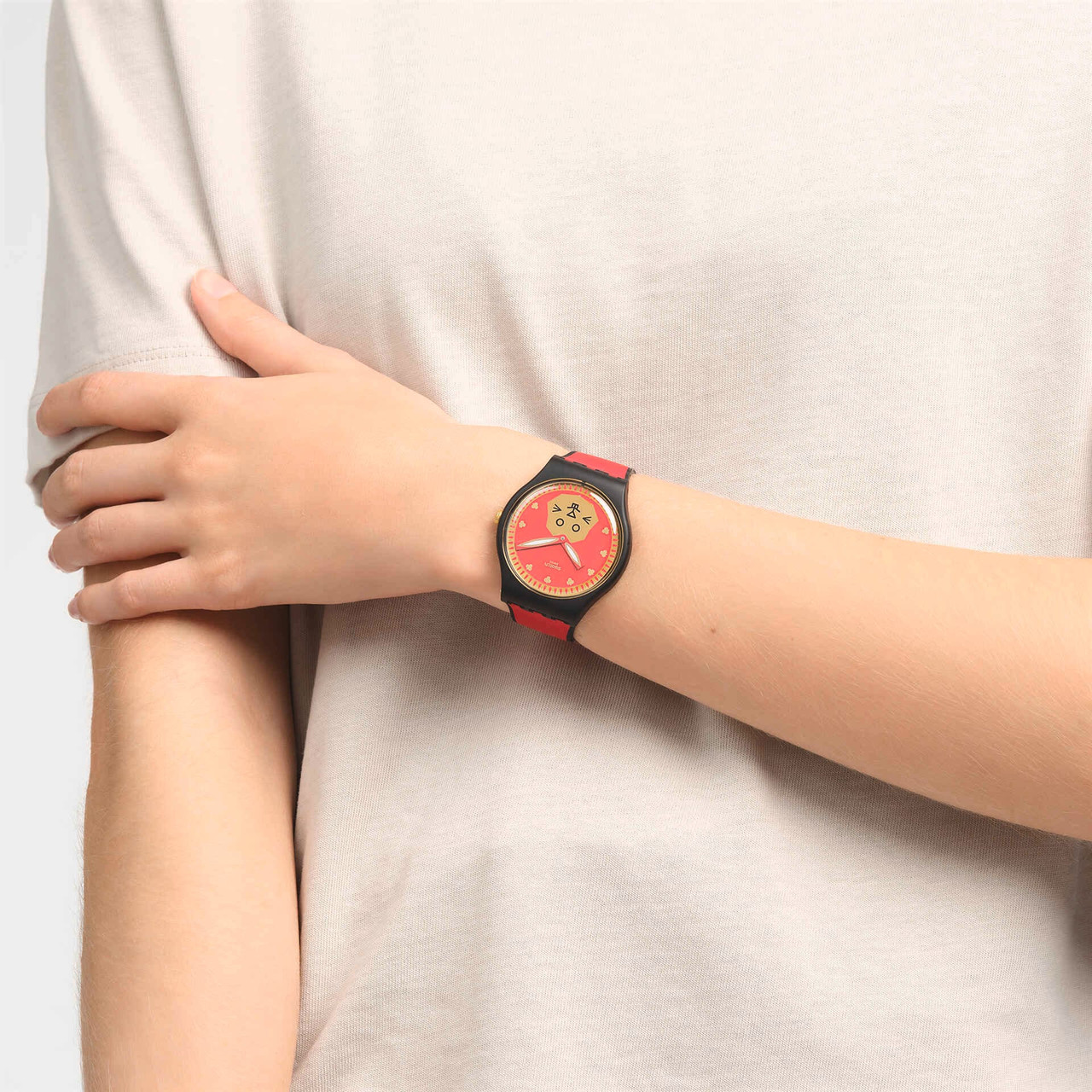 Swatch Chinese New Year Rabbit Special Edition 2023 Watch SO32Z107