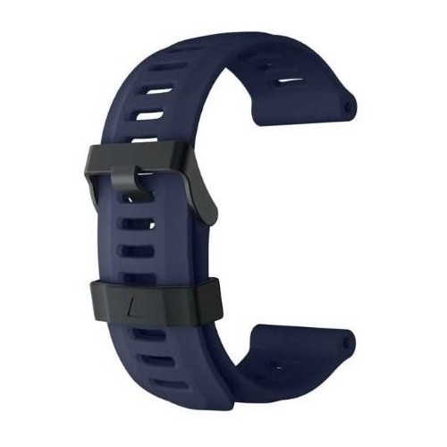 Navy Blue Silicone Strap 26mm For Garmin Fenix 7X Series Watc