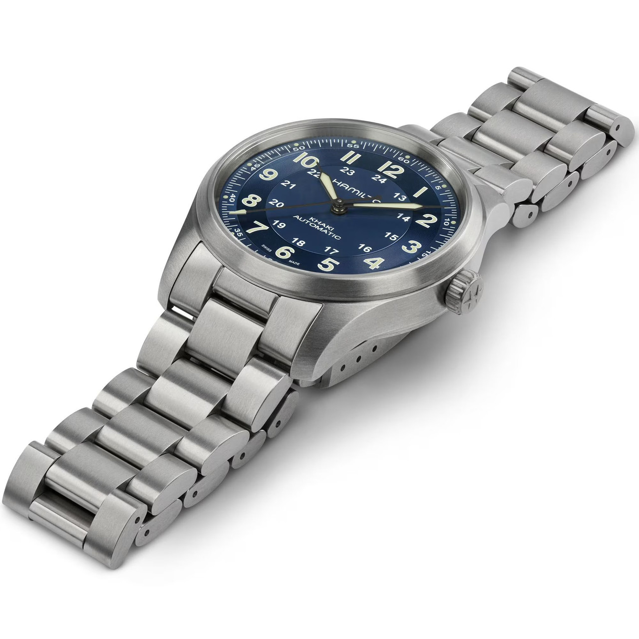 Hamilton Khaki Field Watch Titanium Automatic Blue H70205140
