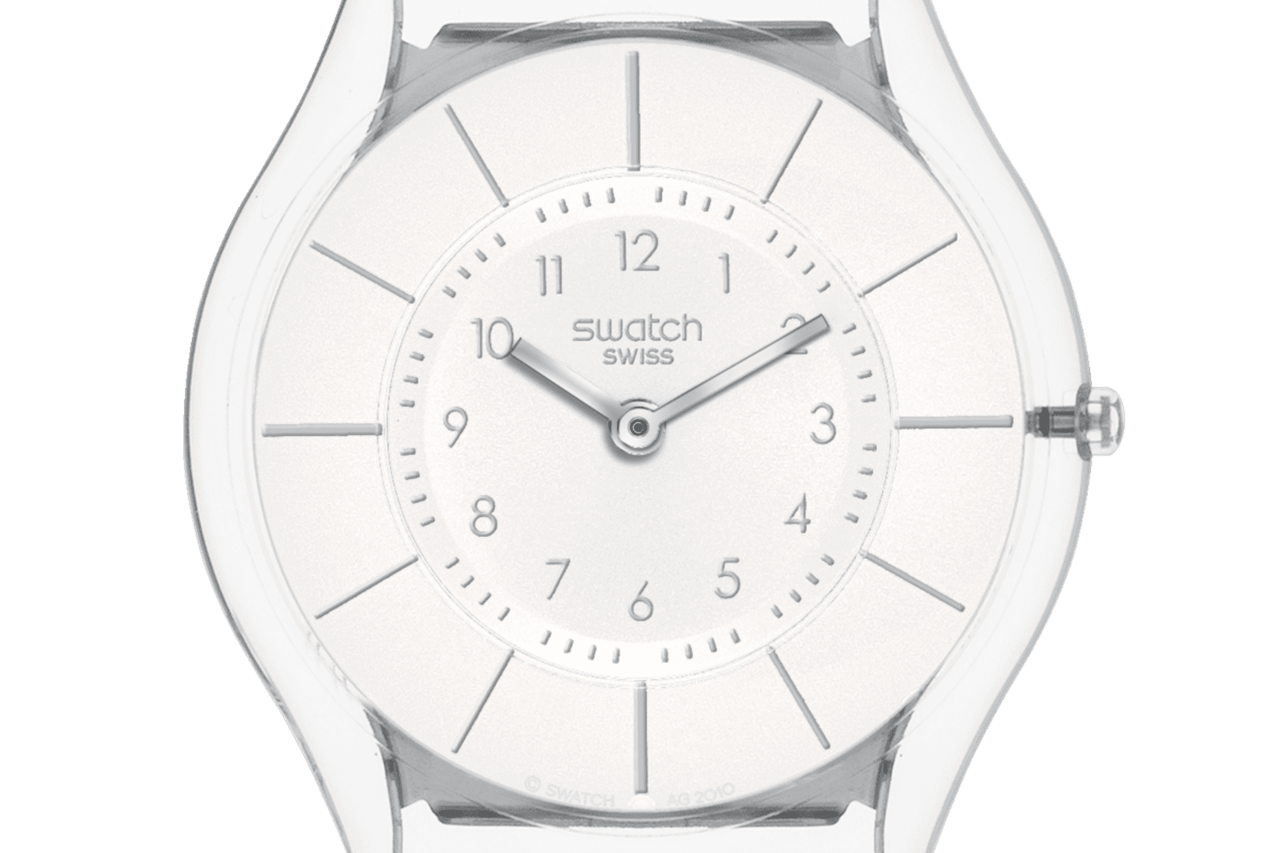 Swatch White Classiness Watch Skin Classic 34mm SS08K102-S14