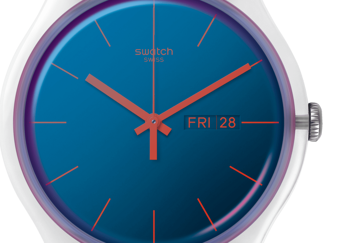 Swatch Polablue Watch New Gent 41mm SO29K702-S14