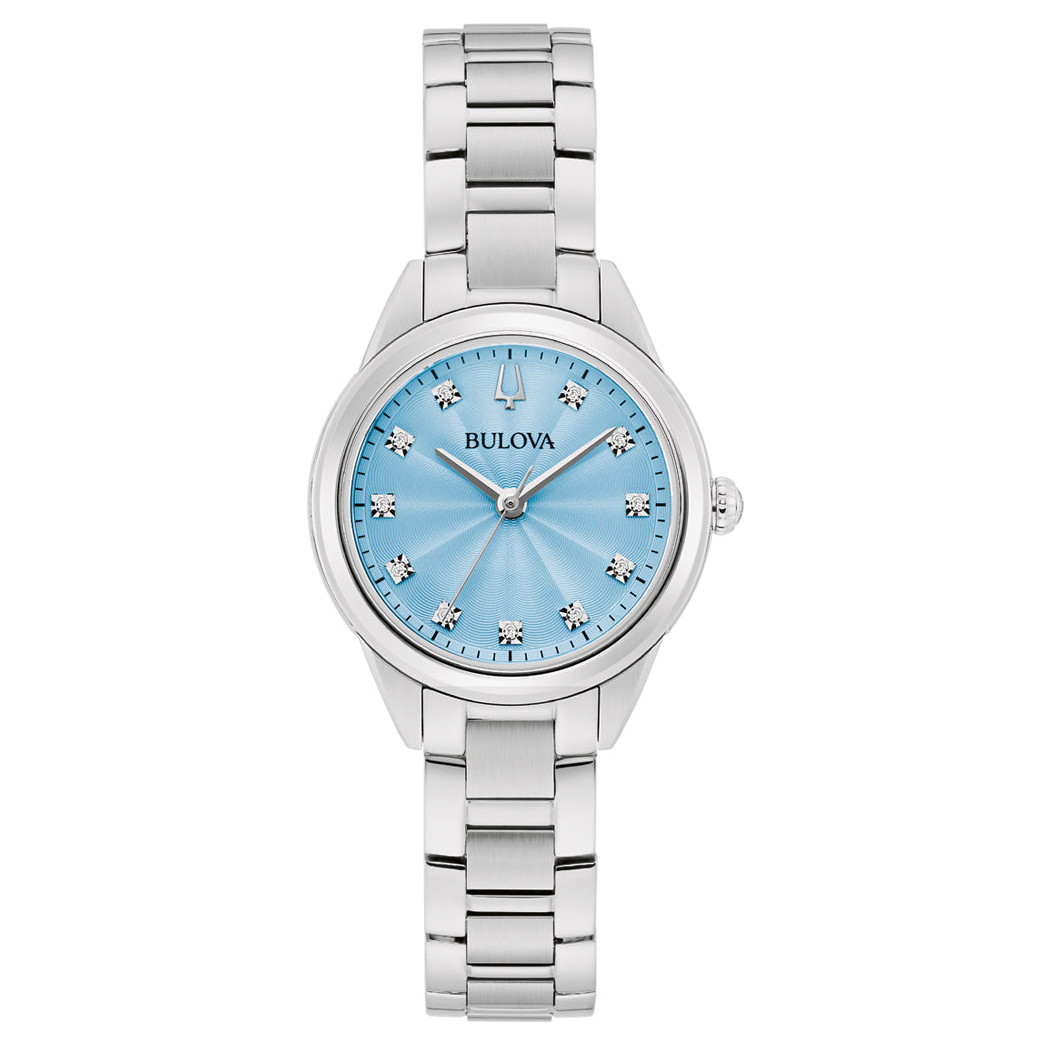 Bulova Sutton Ladies Watch 11 Diamond 28mm 96P250