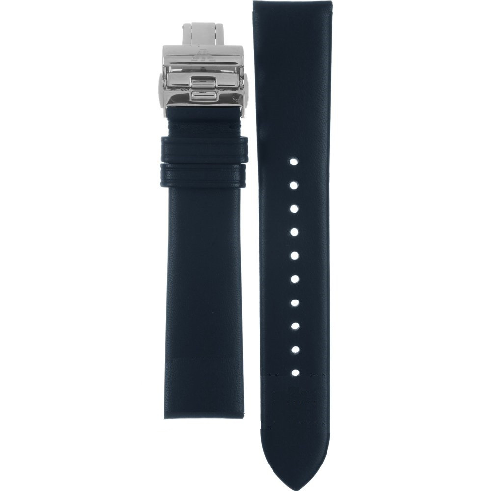 Armani Replacement Watch Strap Blue Leather 20mm For AR1647 With Free ...