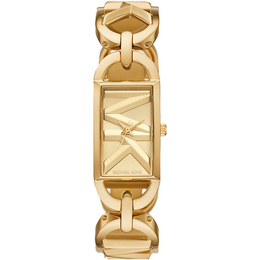 Michael Kors Ladies Mini Empire Gold Bracelet Watch MK7406