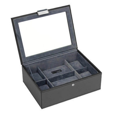 Stackers Watch Box For 8 Watches - Black