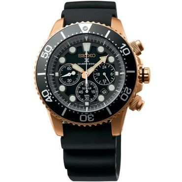 Seiko Prospex Solar Rose-Gold Diver's Watch SSC618P1