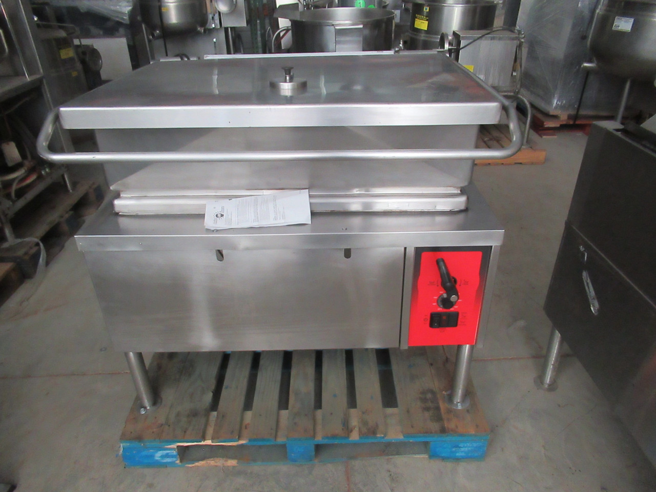 Vulcan Hart VG40 46" Nat Gas Braising Pan Tilt Skillet - eZkwip ...