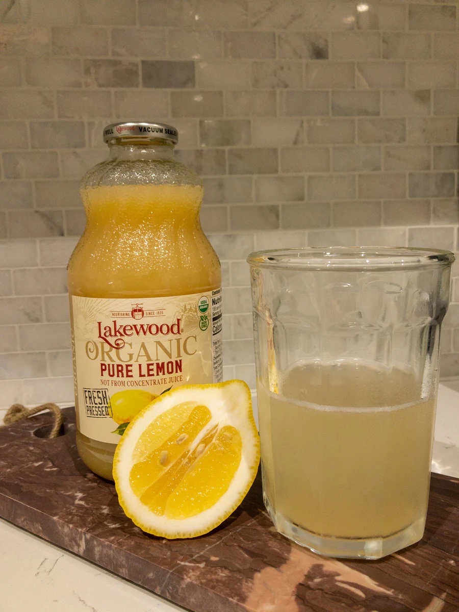 Organic Pure Lemon Juice - Family Products
