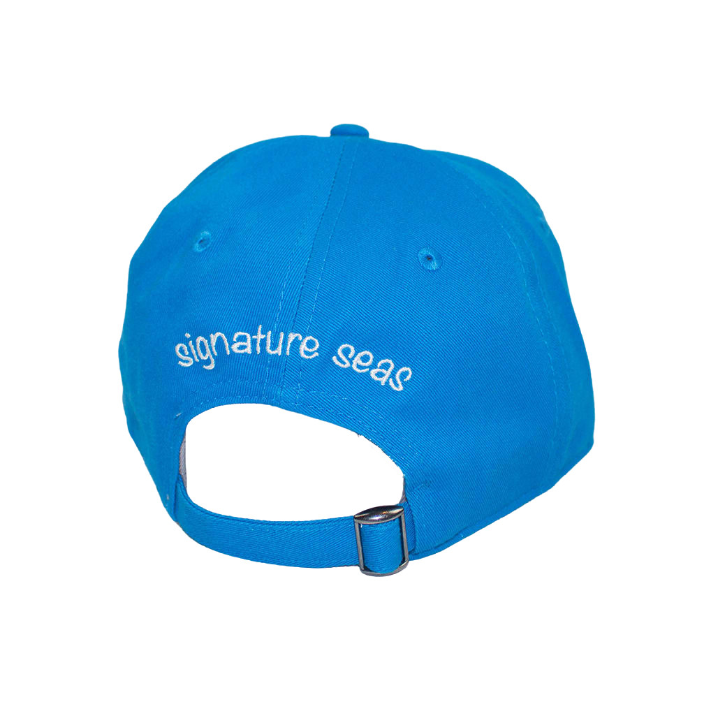 Coral Blue RTS Shark Hat - Signature Seas