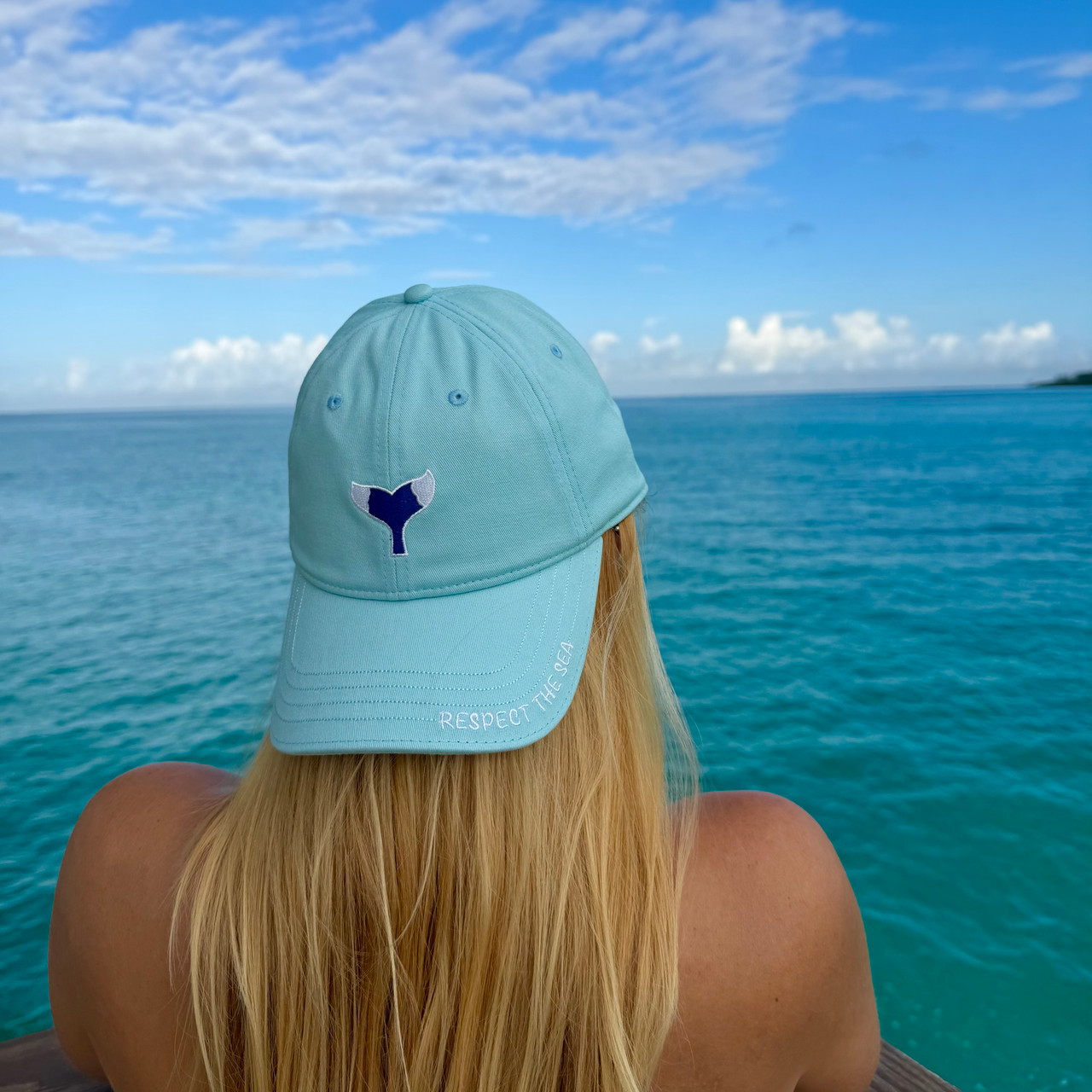 Pacific Blue RTS Whale Tail Hat - Signature Seas