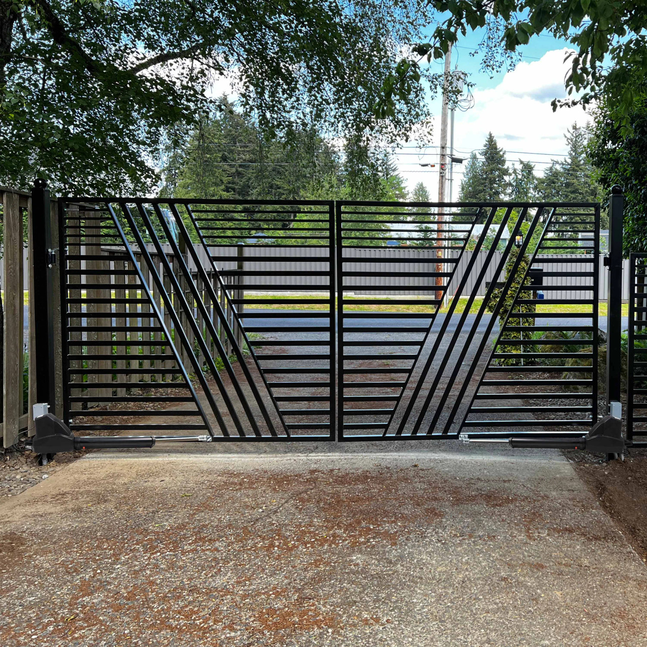 Smart Dual Swing Gate Operator - AS1200 AC/DC - Accessory Kit ACC5 - ALEKO