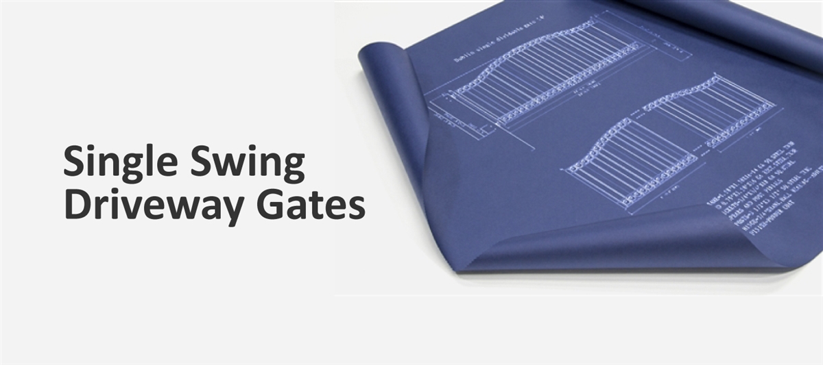 Driveway Single Swing Gates for Sale | ALEKO