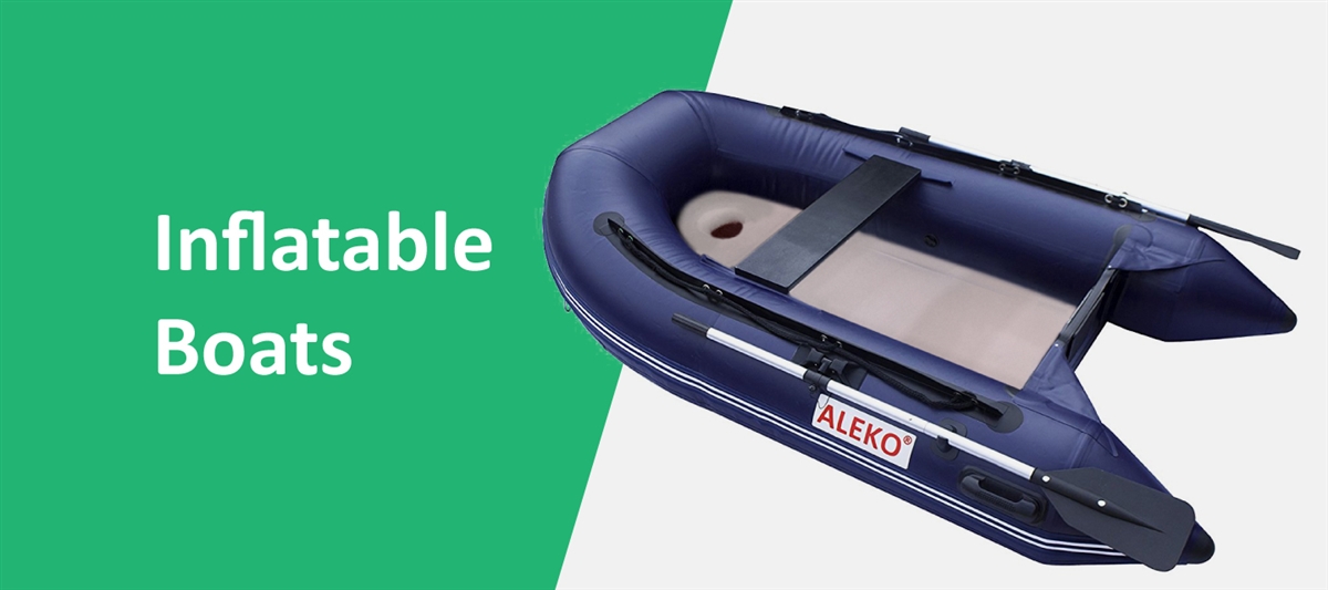 Inflatable Fishing Boats with Aluminum & Wood Floor - ALEKO
