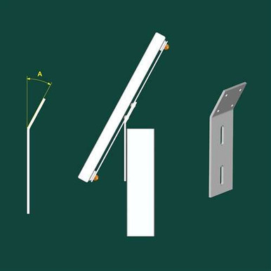 L-Bracket for Solar Panel - LM116L - ALEKO