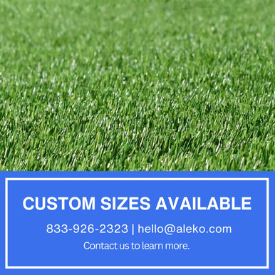 Artificial Grass • CUSTOM SIZES • Natural Green