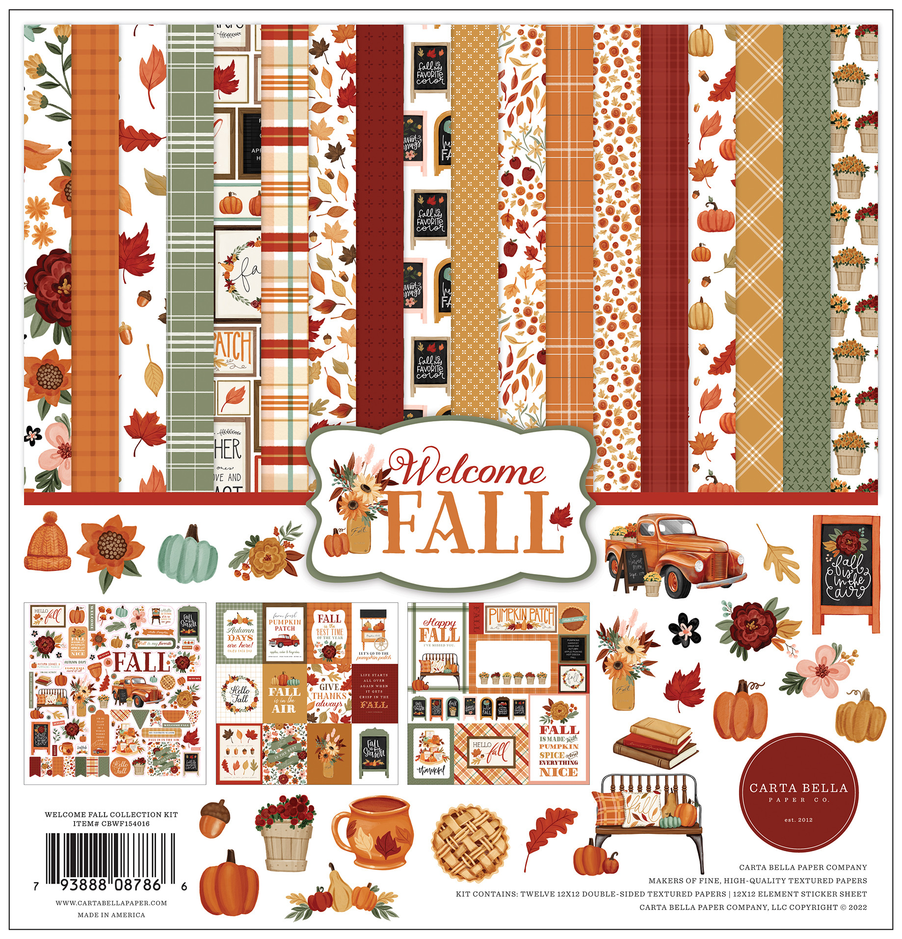 Welcome Fall Collection Kit - Echo Park Paper Company