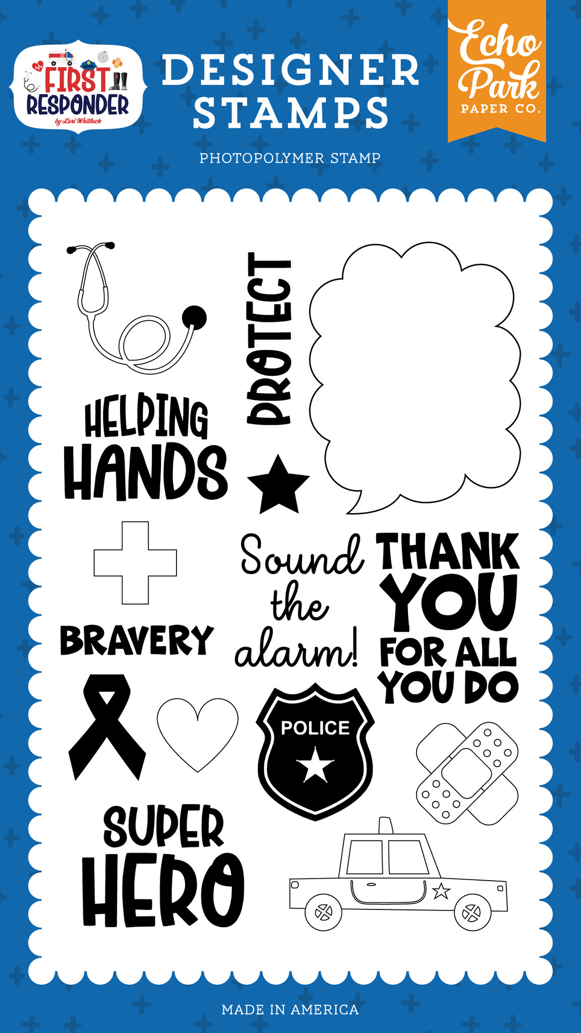 First Responder: Helping Hands Stamp Set - Echo Park Paper Company